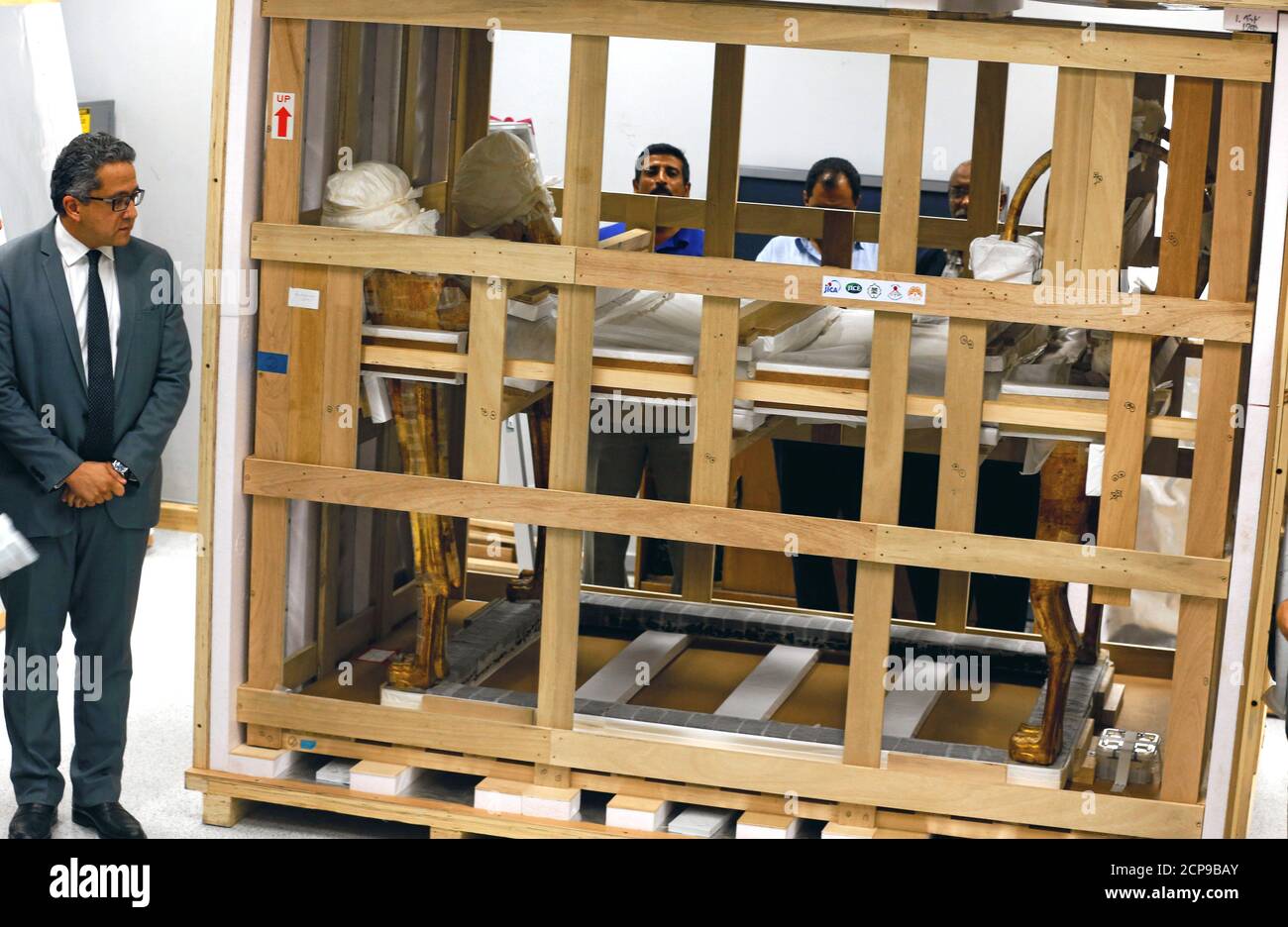 Egypt museum giza laboratory hi-res stock photography and images - Alamy