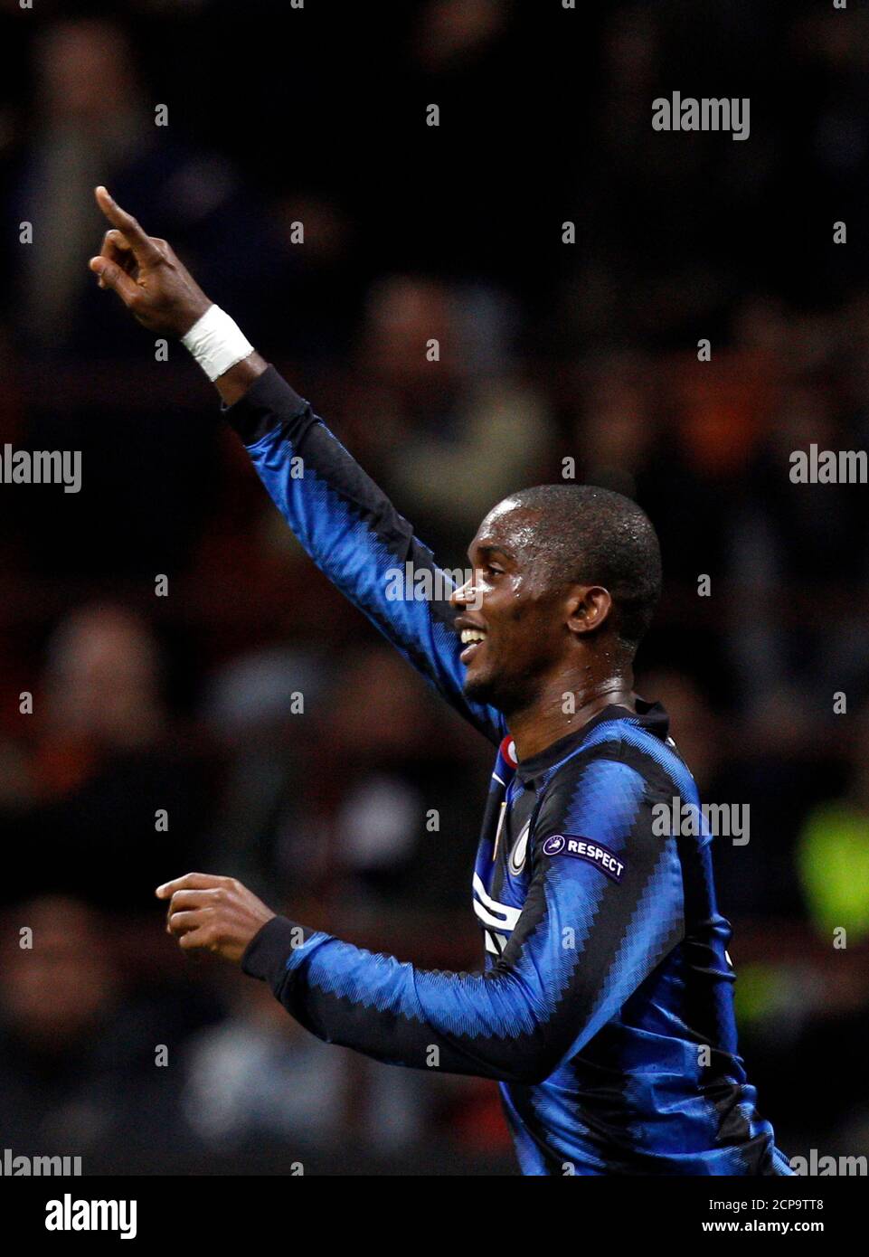 Samuel etoo inter after scoring hi-res stock photography and images - Alamy