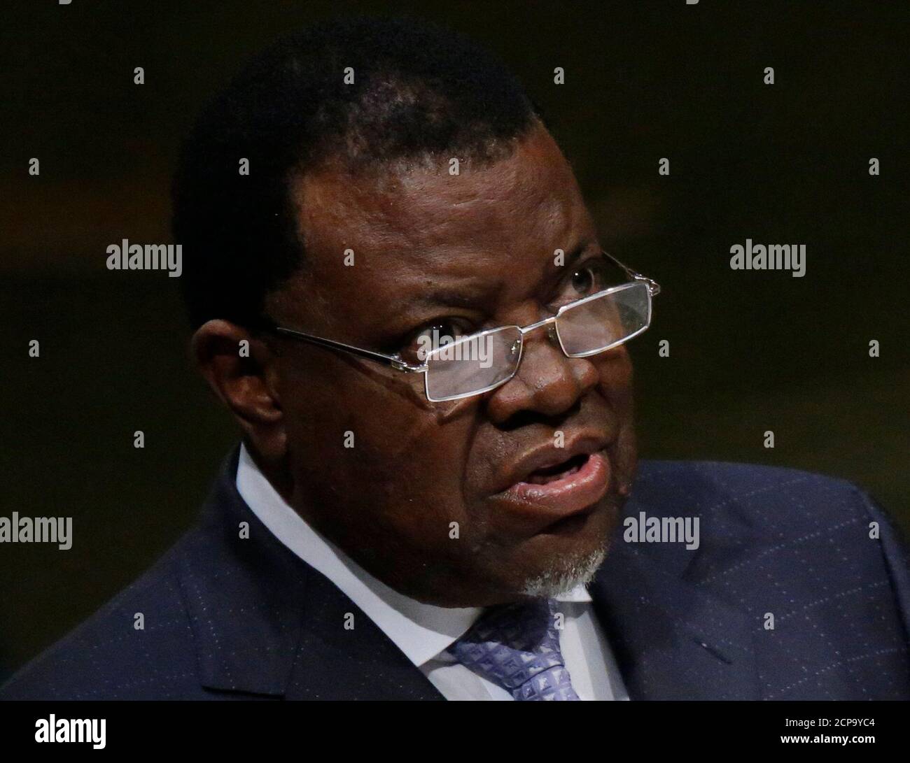 Hage geingob president of namibia hi-res stock photography and images ...