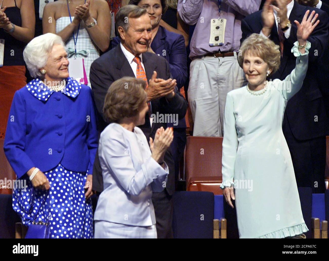 Nancy reagan and barbara bush hi-res stock photography and images - Alamy