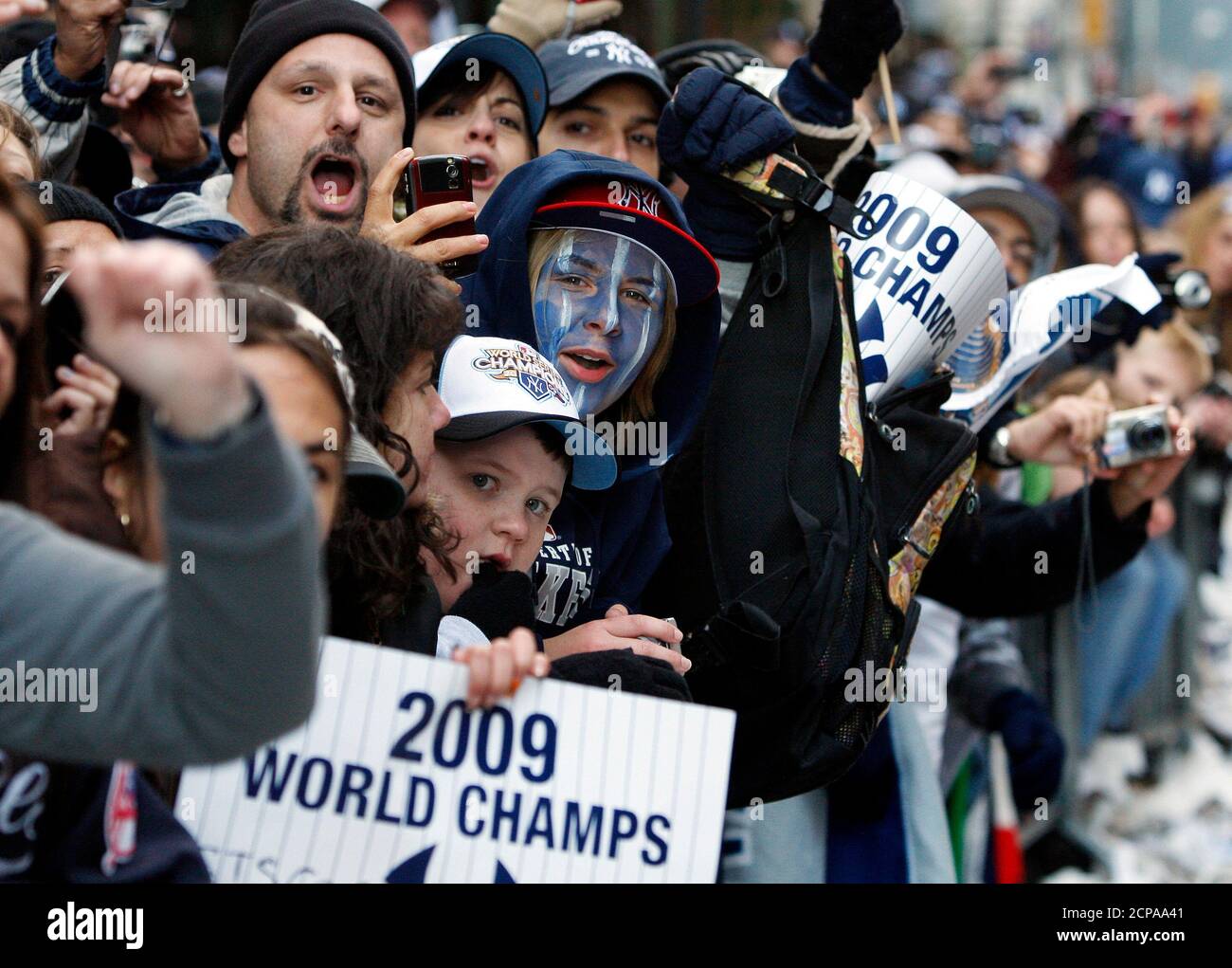 New york yankees parade hi-res stock photography and images - Alamy