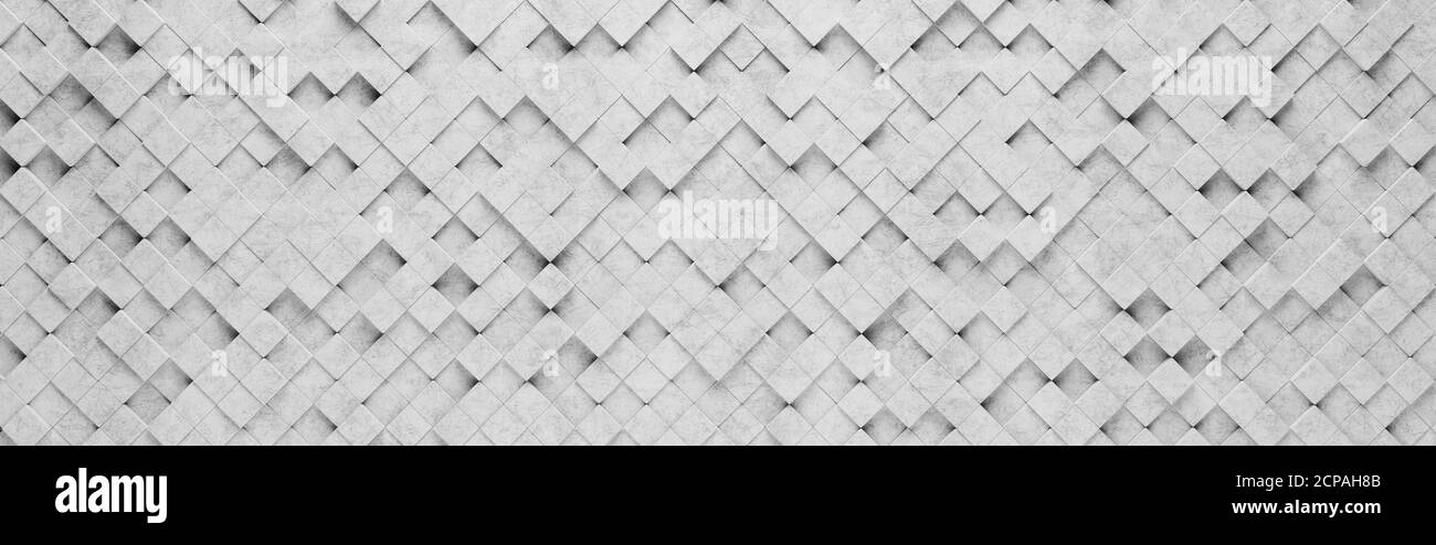 Small Gray Squares 3D Pattern Background Stock Photo - Alamy
