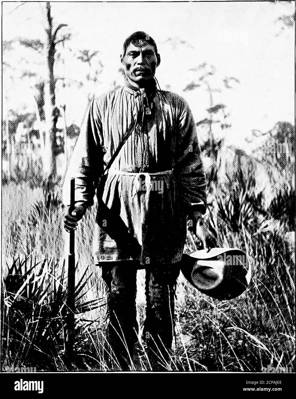 Seminole indians hunting Black and White Stock Photos & Images - Alamy