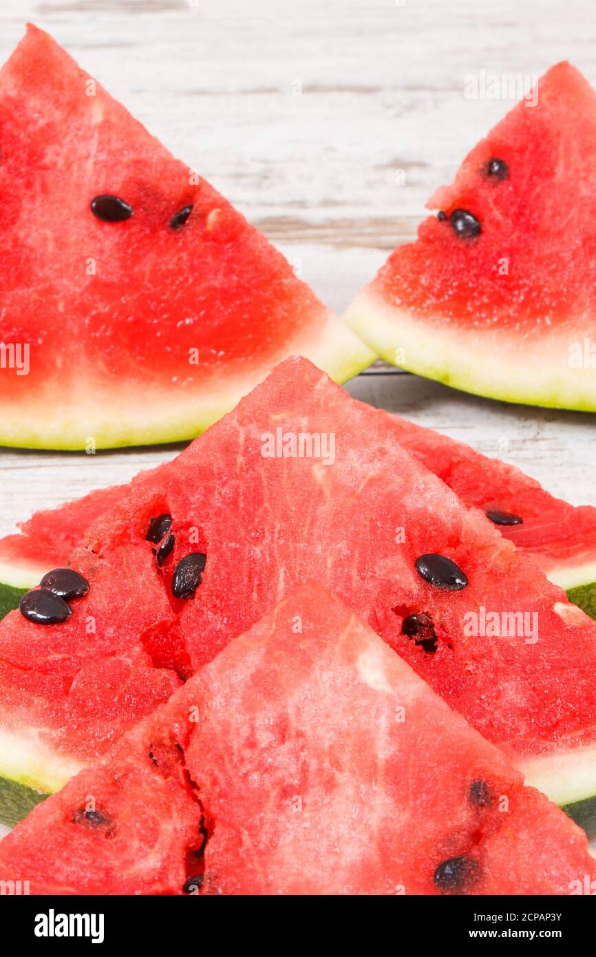 Fresh juicy watermelon containing natural vitamins and minerals ...