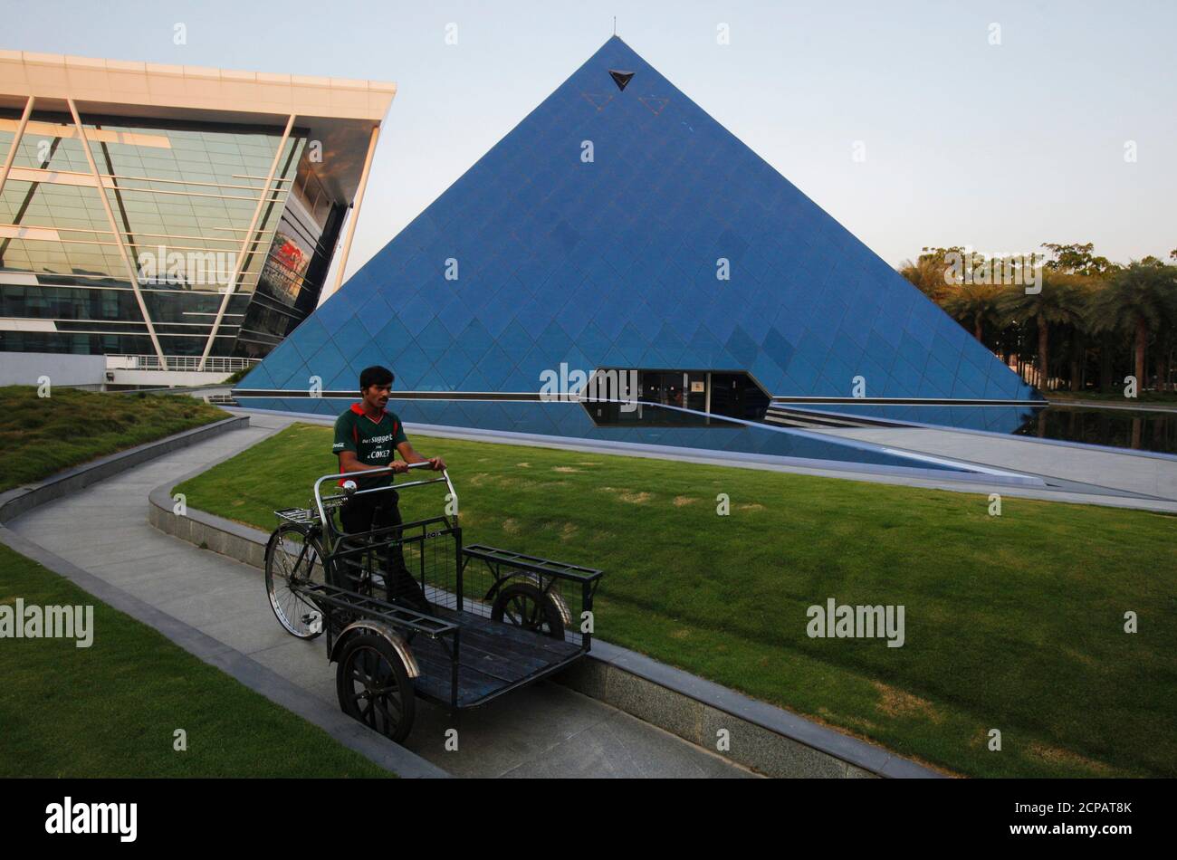 Bangalore india infosys pyramid hi-res stock photography and images - Alamy