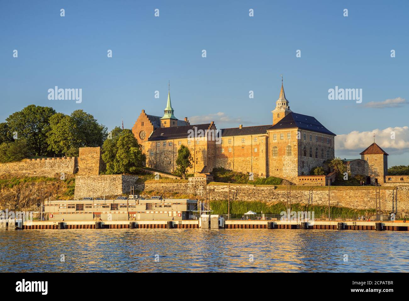 Akershus Fortress on the Akersneset Peninsula, Oslo, Norway ...