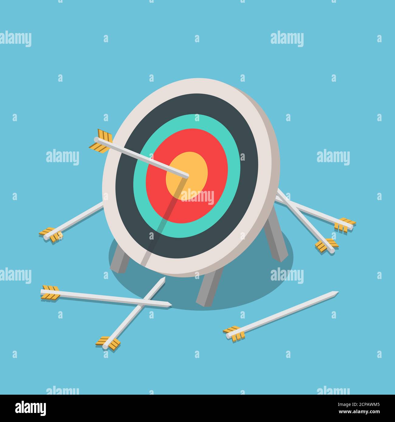 3d Archery Stock Vector Images - Alamy