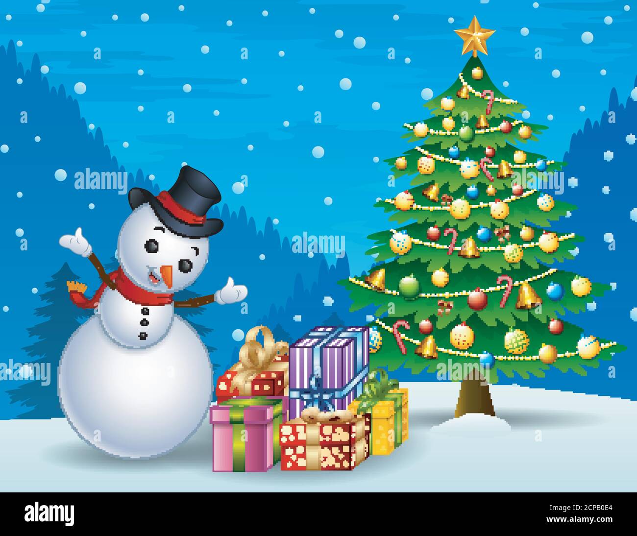 Christmas gift boxes ball Stock Vector Images - Alamy