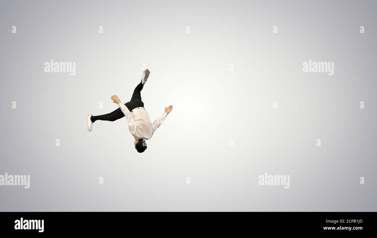 Boy doing backflip hi-res stock photography and images - Alamy