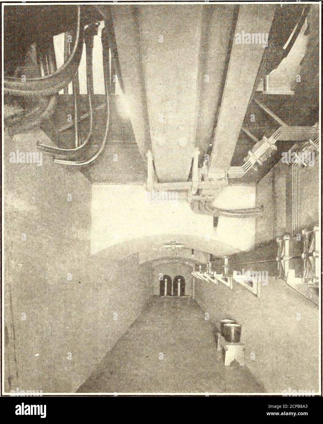 . Electric railway journal . ubstation—Cross-Section, Showing Tunnels ...