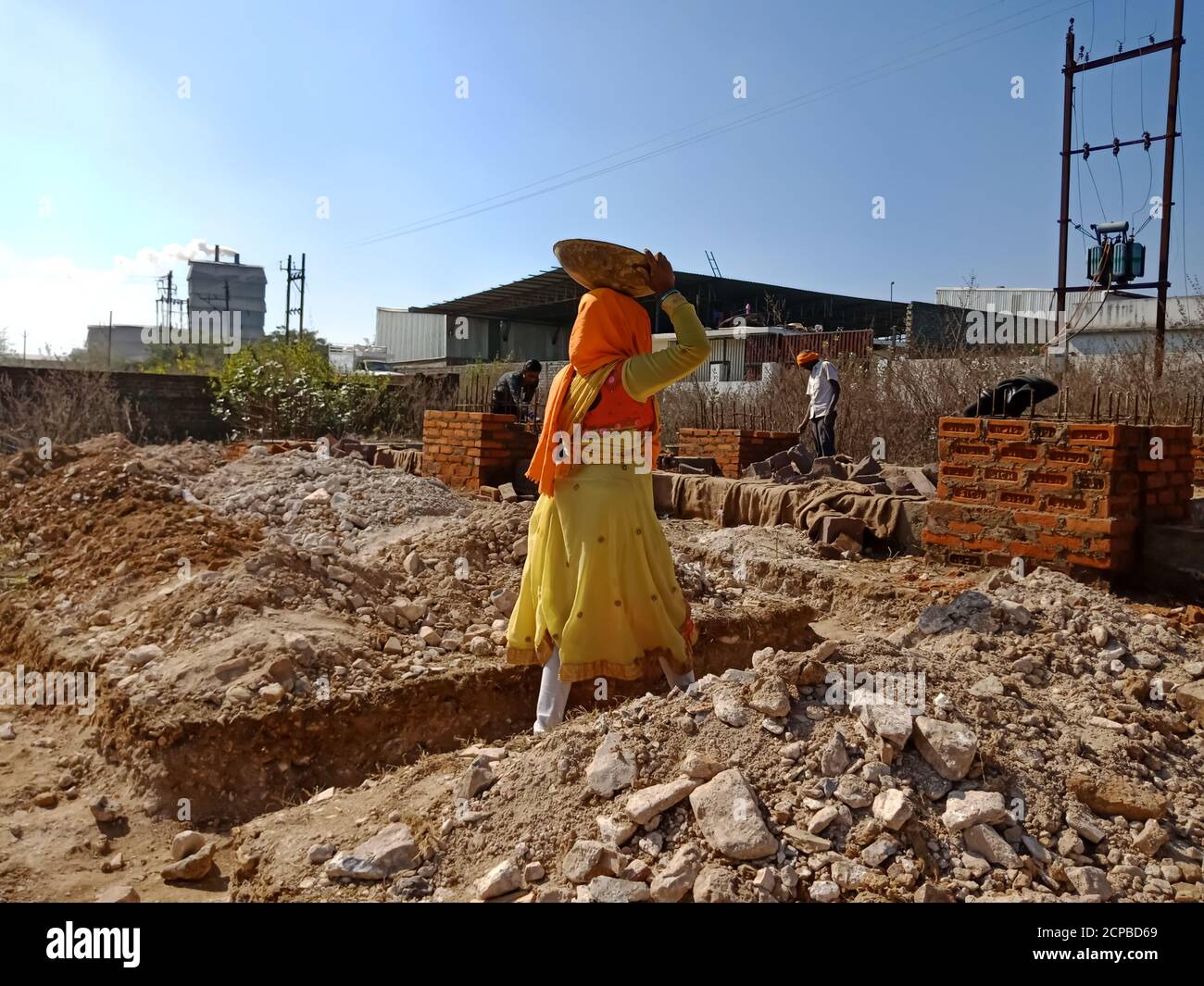 Bricklaying india hi-res stock photography and images - Alamy