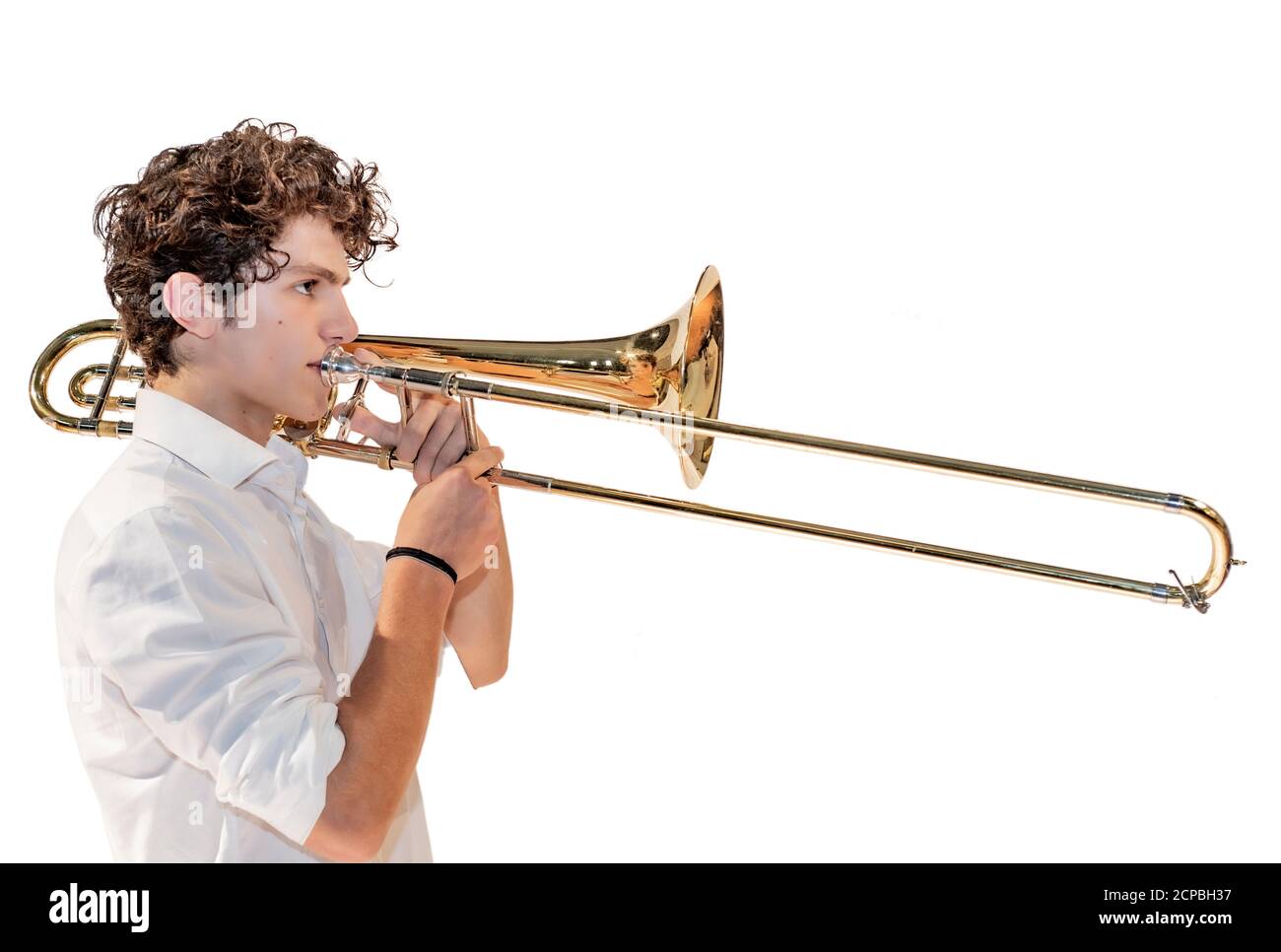 With Trombone High Resolution Stock Photography and Images - Alamy