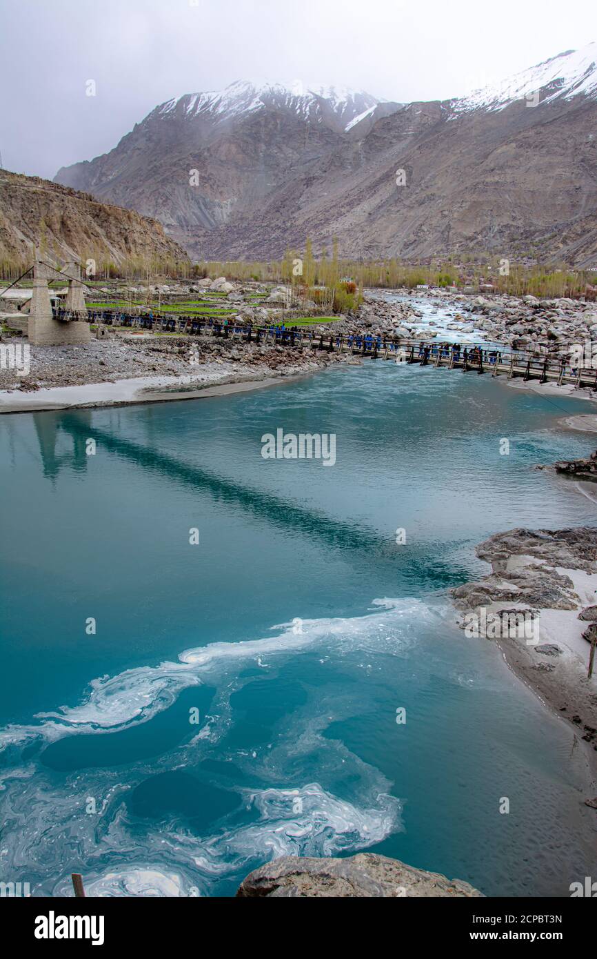 Indus valley bridge road hi-res stock photography and images - Alamy
