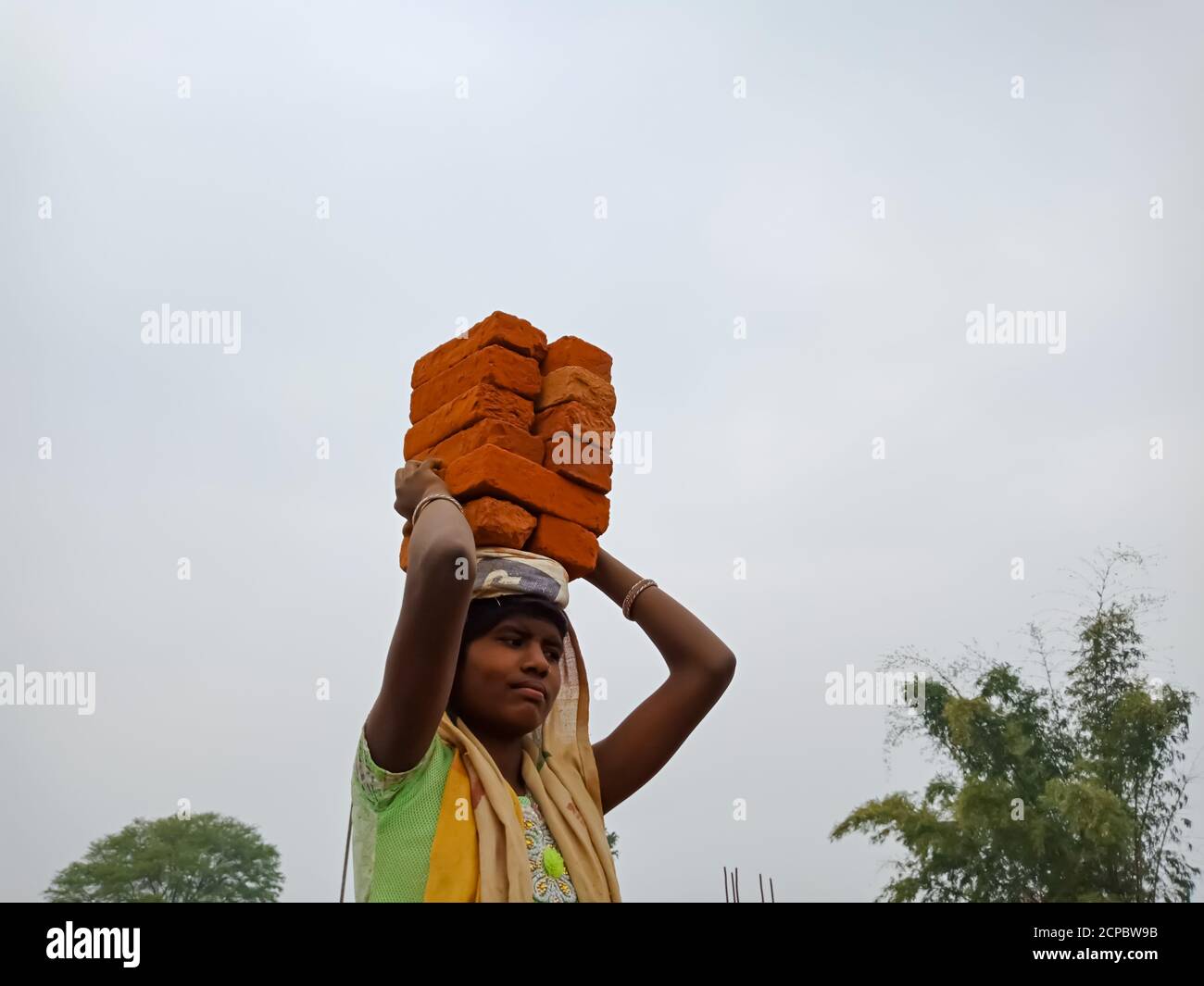 DISTRICT KATNI, INDIA - DECEMBER 18, 2019: An indian village poor ...