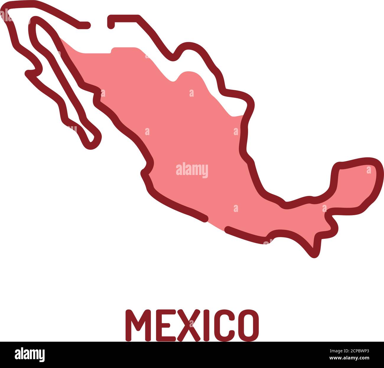 Mexican Map Coloring Page