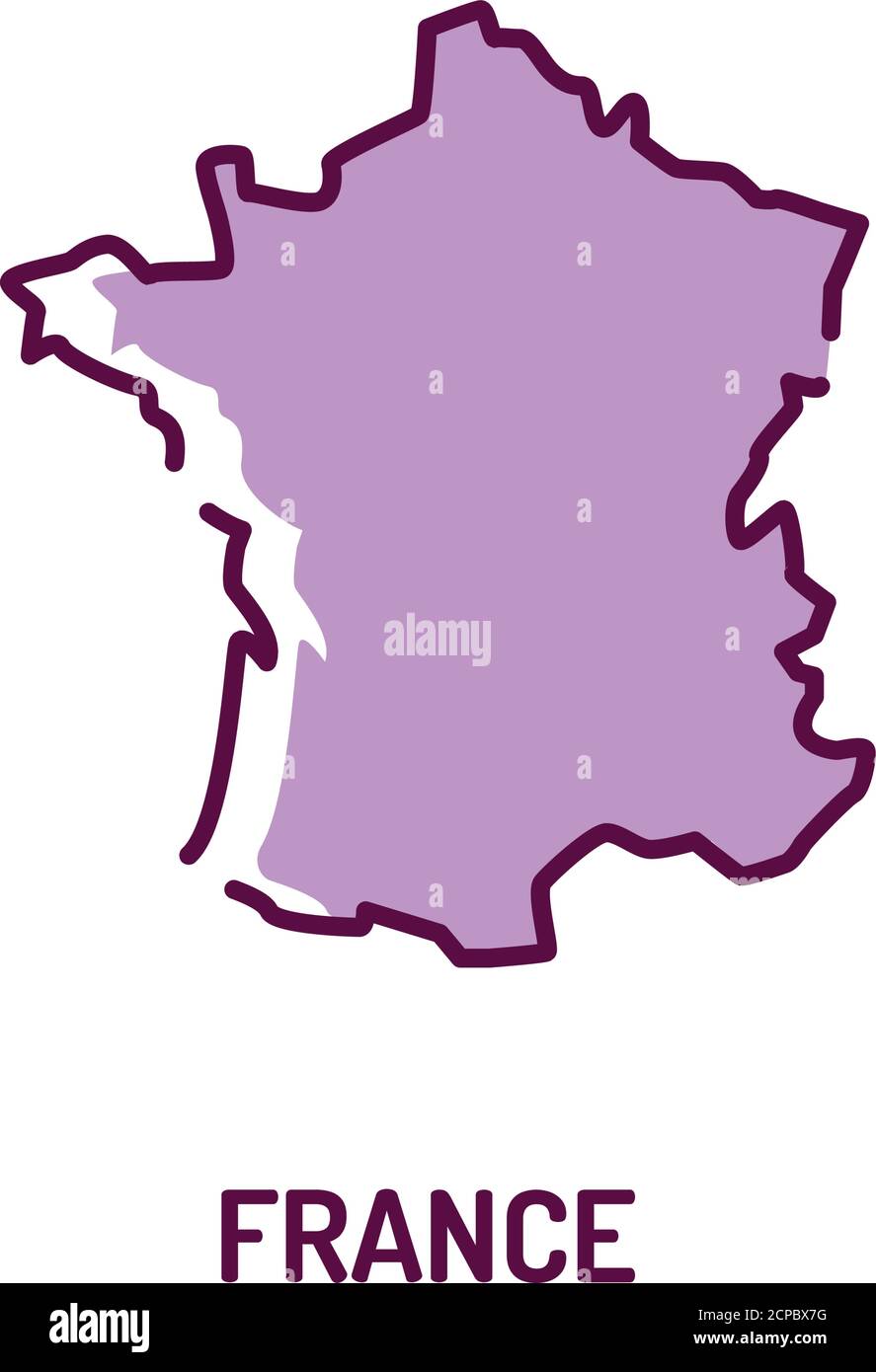 French Map Coloring Page