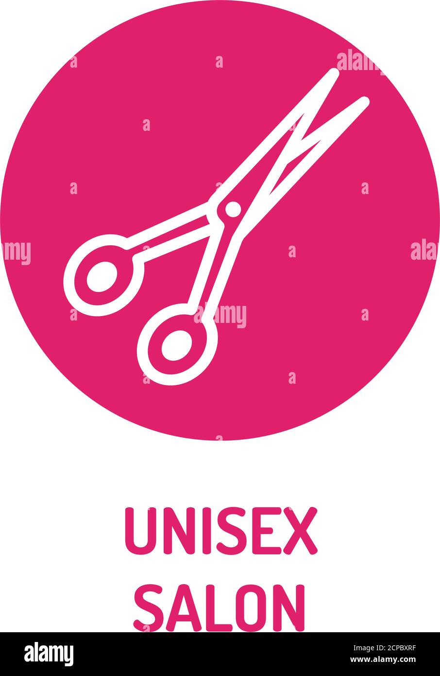 Unisex Hair Salon Stock Vector Images Alamy