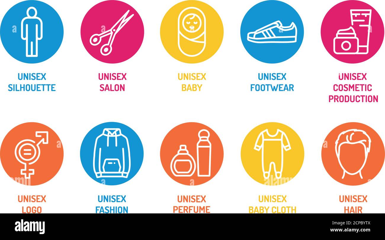 Unisex hair salon Stock Vector Images - Alamy