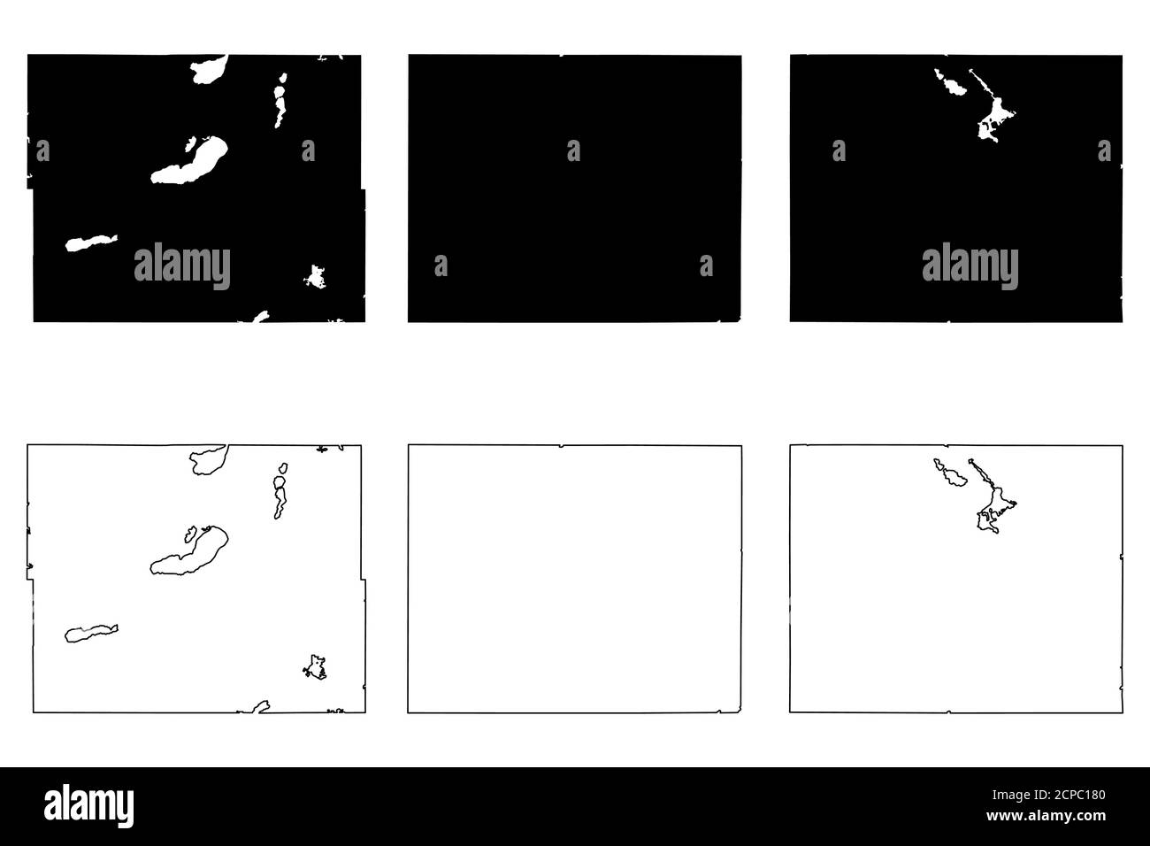 Nobles vector outline map Black and White Stock Photos & Images - Alamy