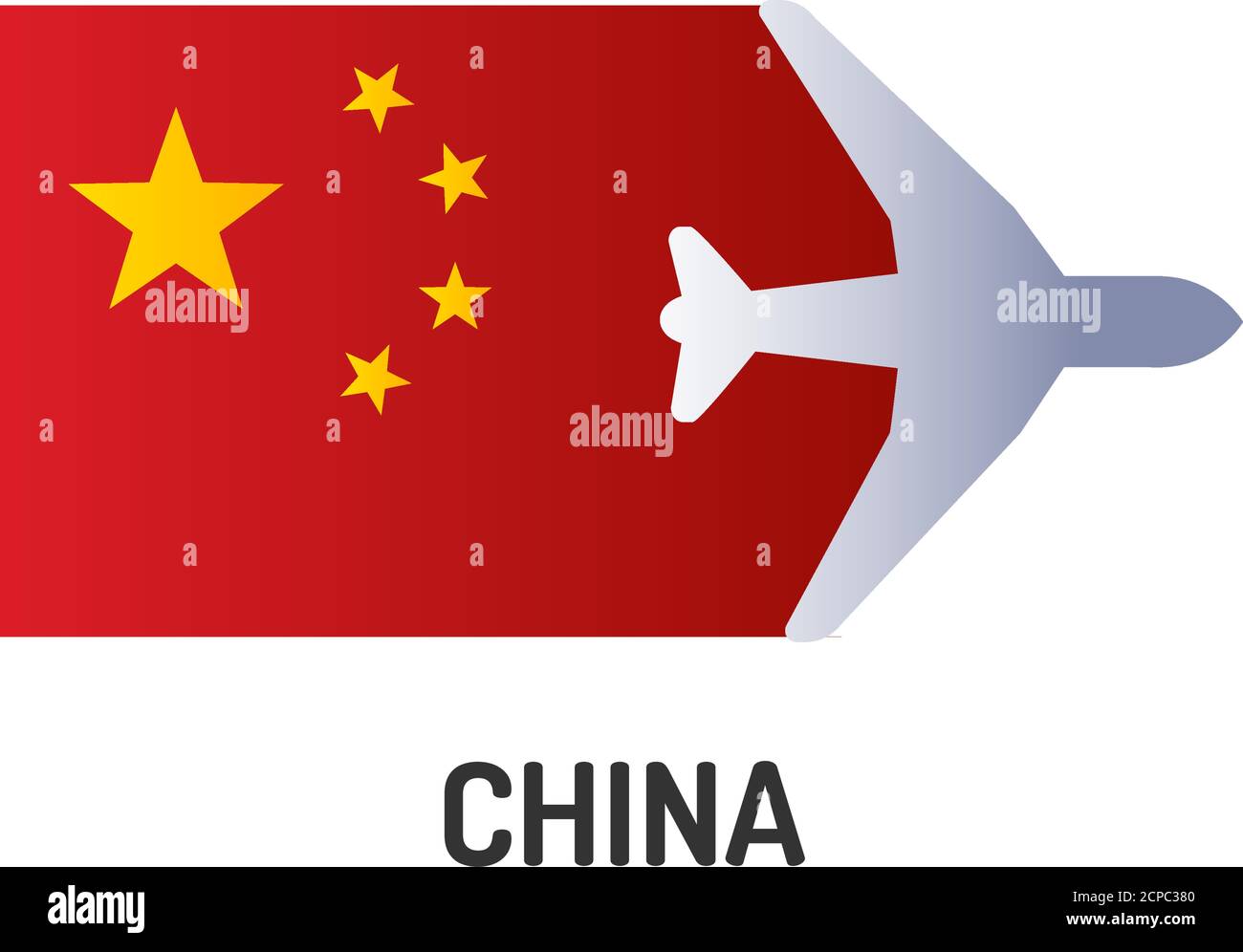 China airlines plane Stock Vector Images - Alamy