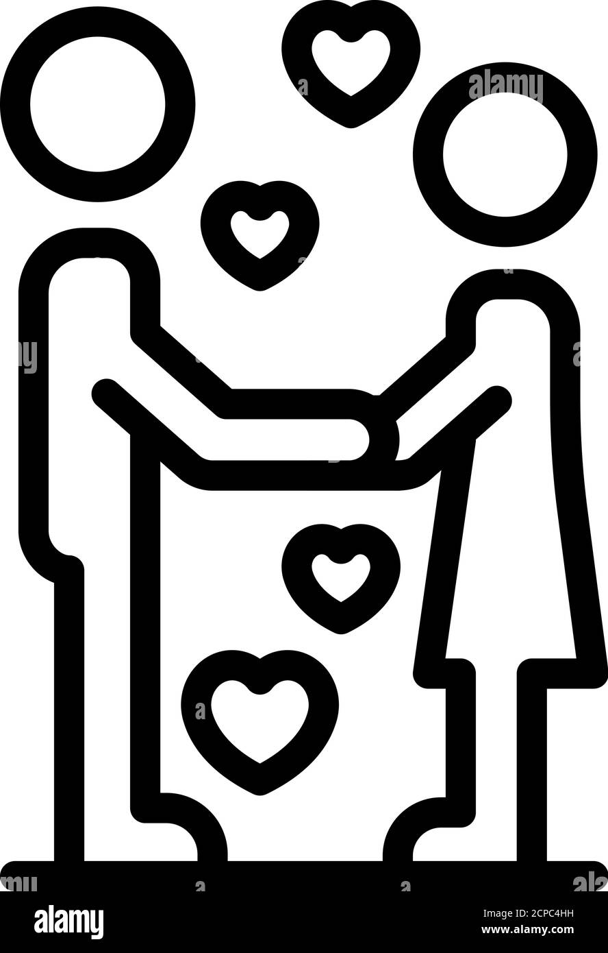 First kiss day Stock Vector Images - Alamy