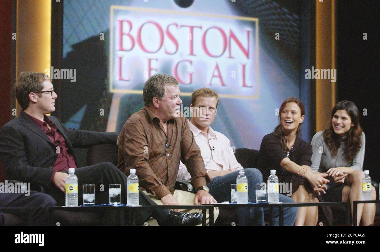 Boston legal tv cast hi-res stock photography and images - Alamy