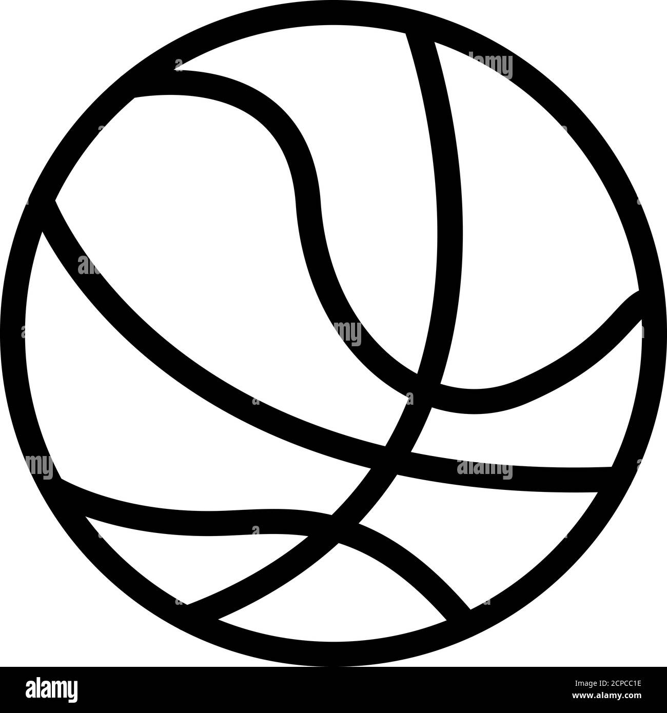 Basketball ball icon, outline style Stock Vector Image & Art - Alamy