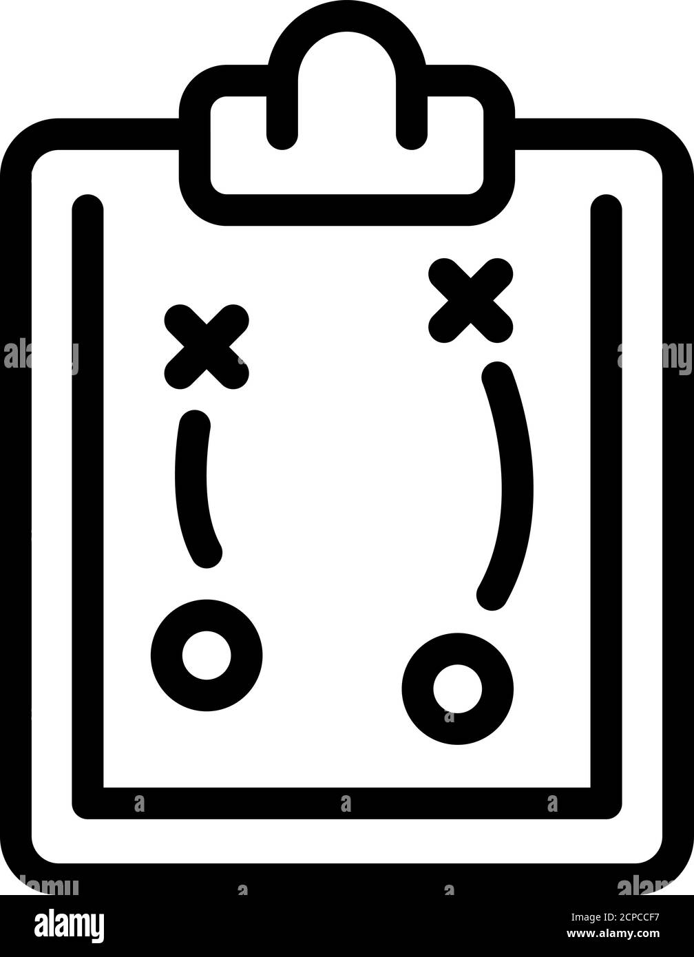 Tactical scheme icon outline Stock Vector Images - Alamy