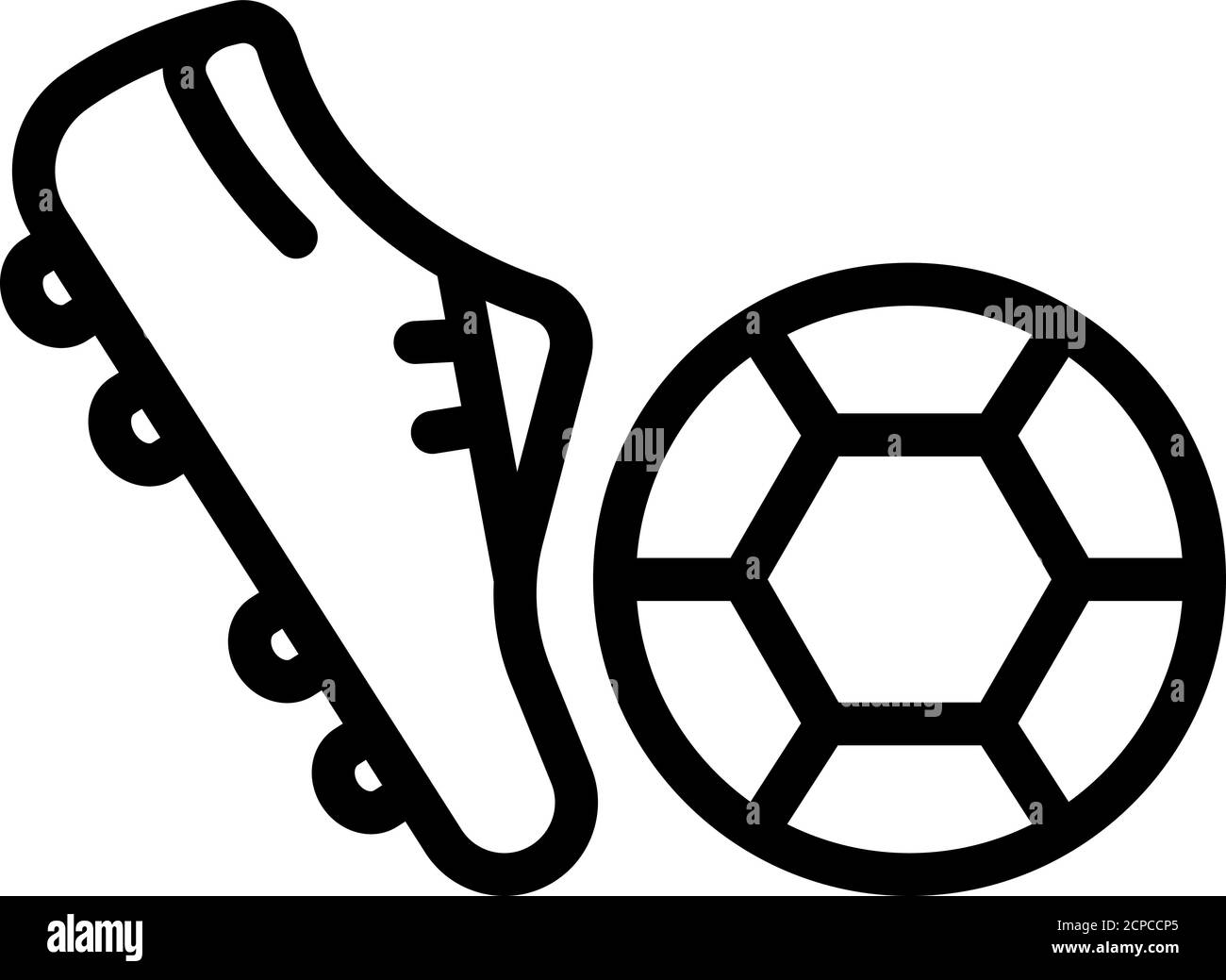 Boot and ball Black and White Stock Photos & Images - Alamy