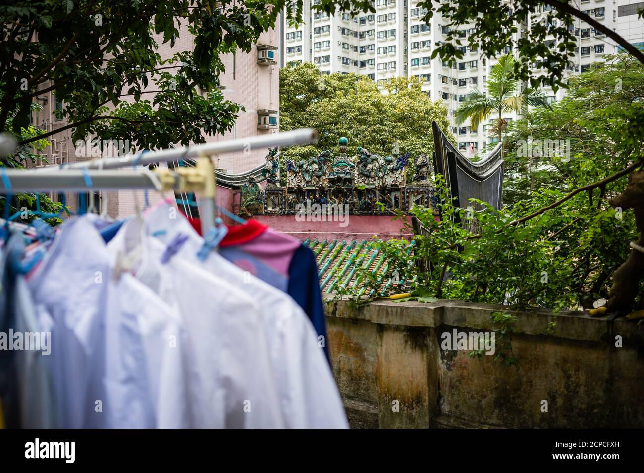 Lo Pan Temple in Kennedy Town, West Hong Kong Island, dedicated to Lo ...