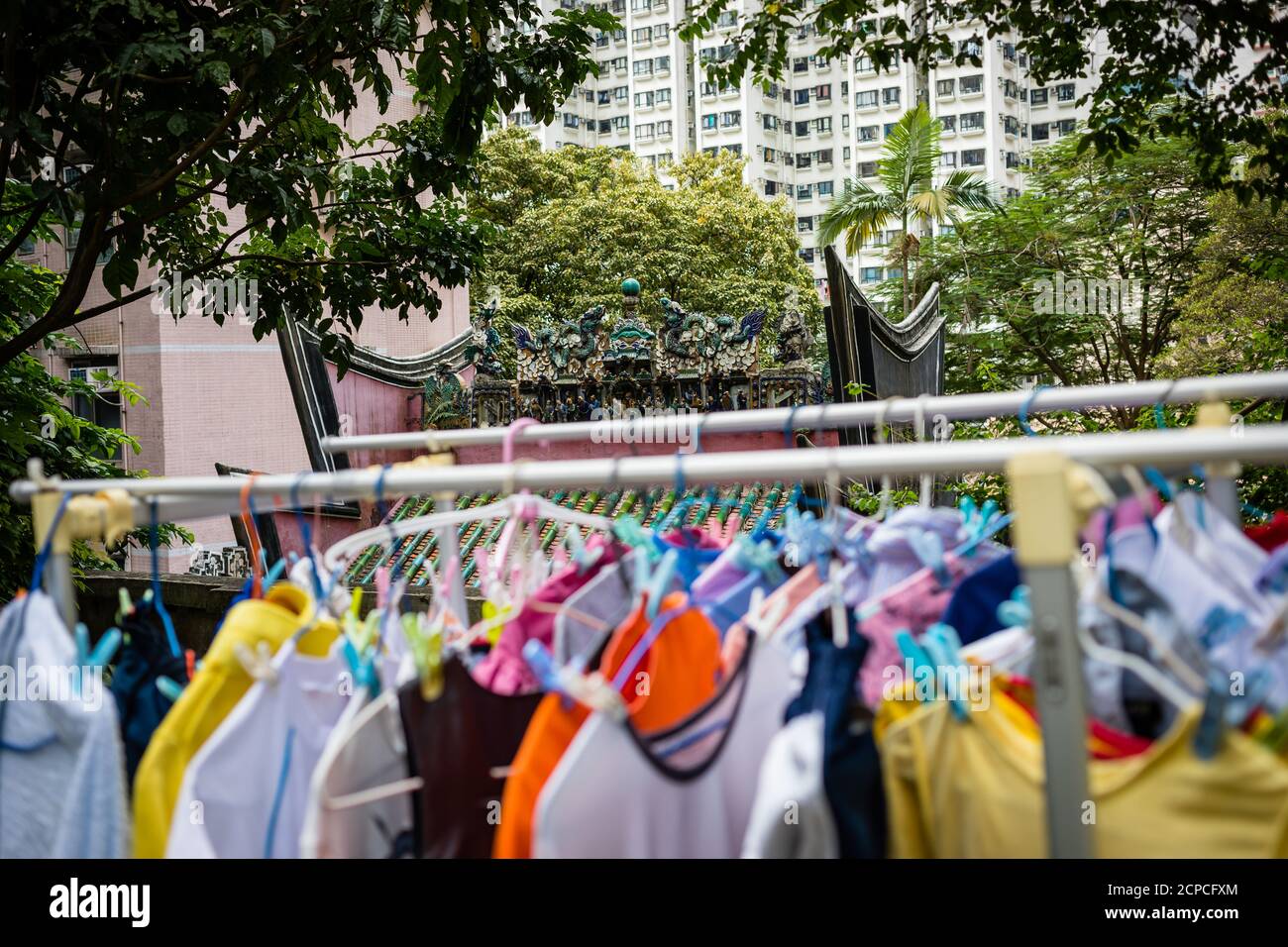 Lo Pan Temple in Kennedy Town, West Hong Kong Island, dedicated to Lo ...