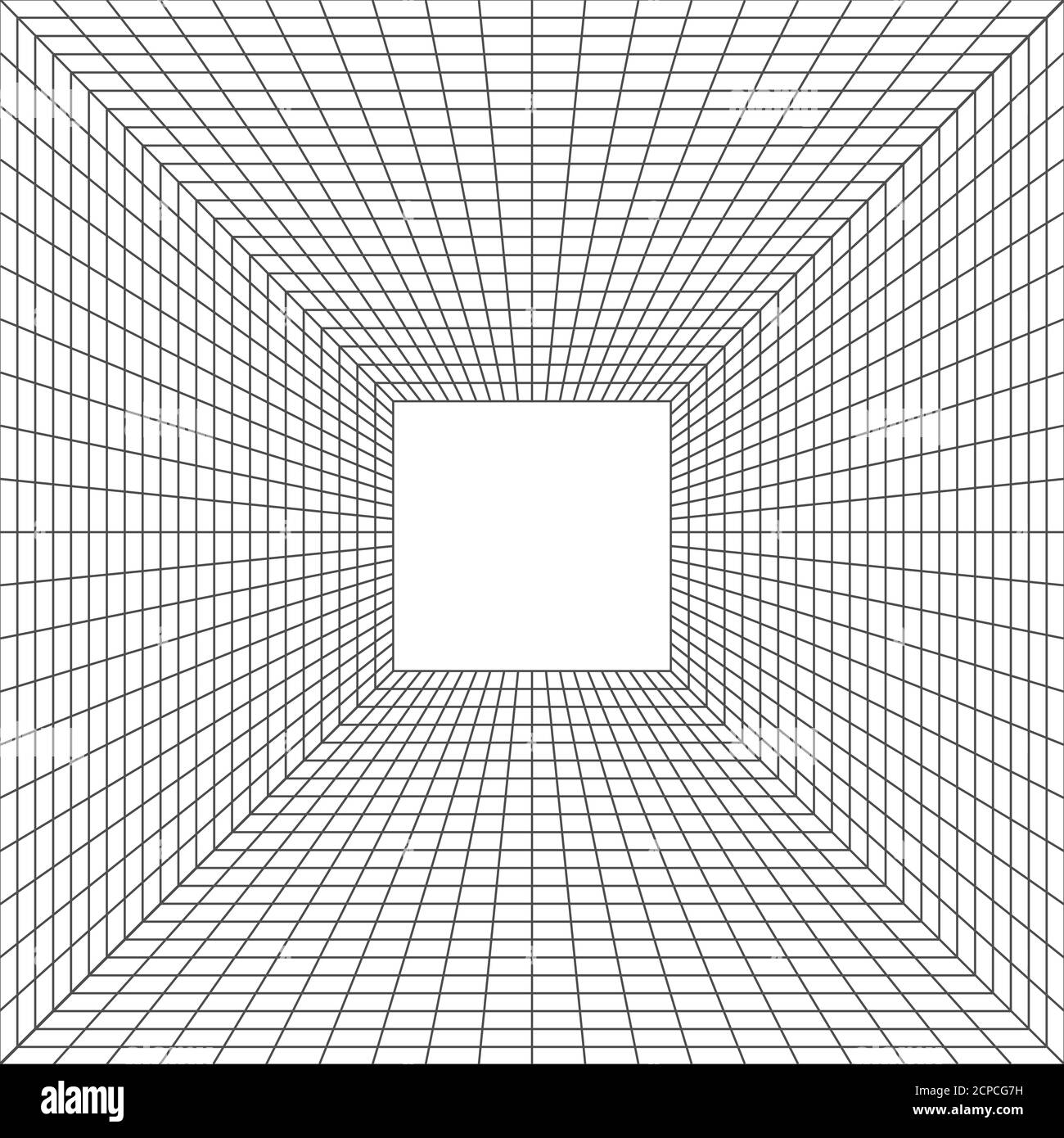 tunnel or funnel. Simple flat vector illustration Stock Vector Image ...