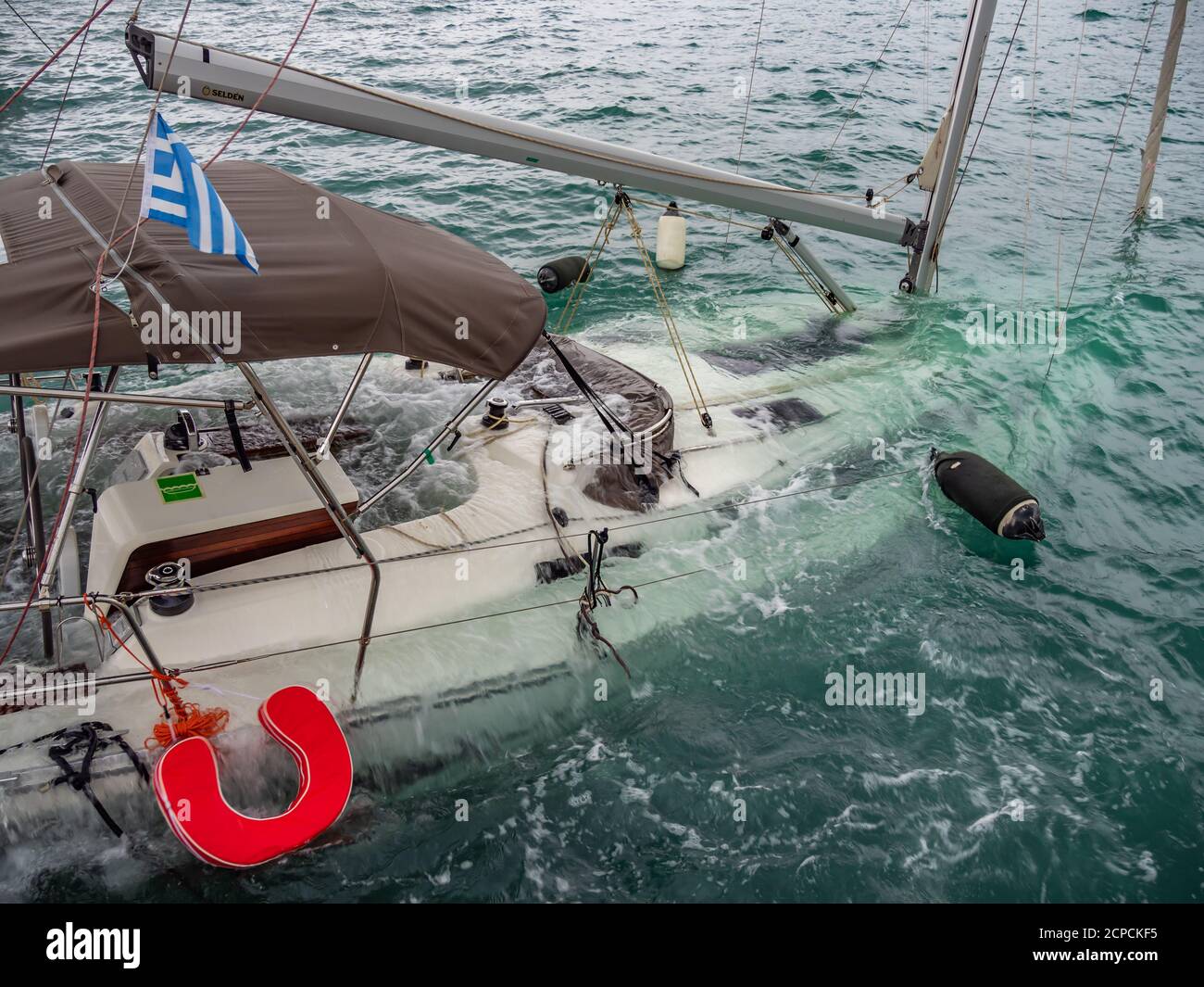 Cyclone ianos 2020 hi-res stock photography and images - Alamy