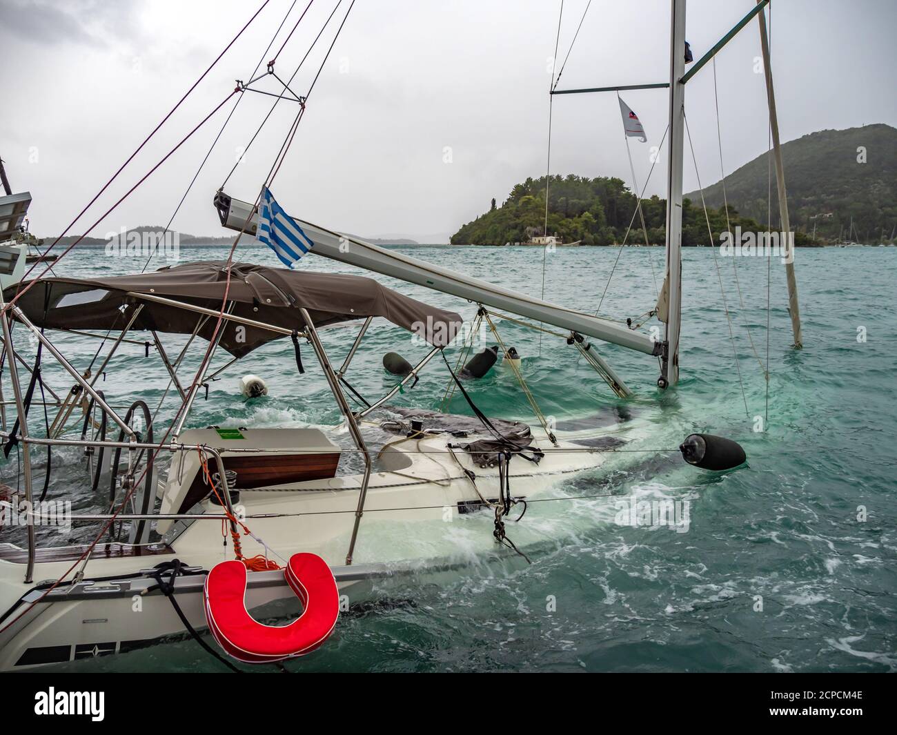 Cyclone ianos 2020 hi-res stock photography and images - Alamy
