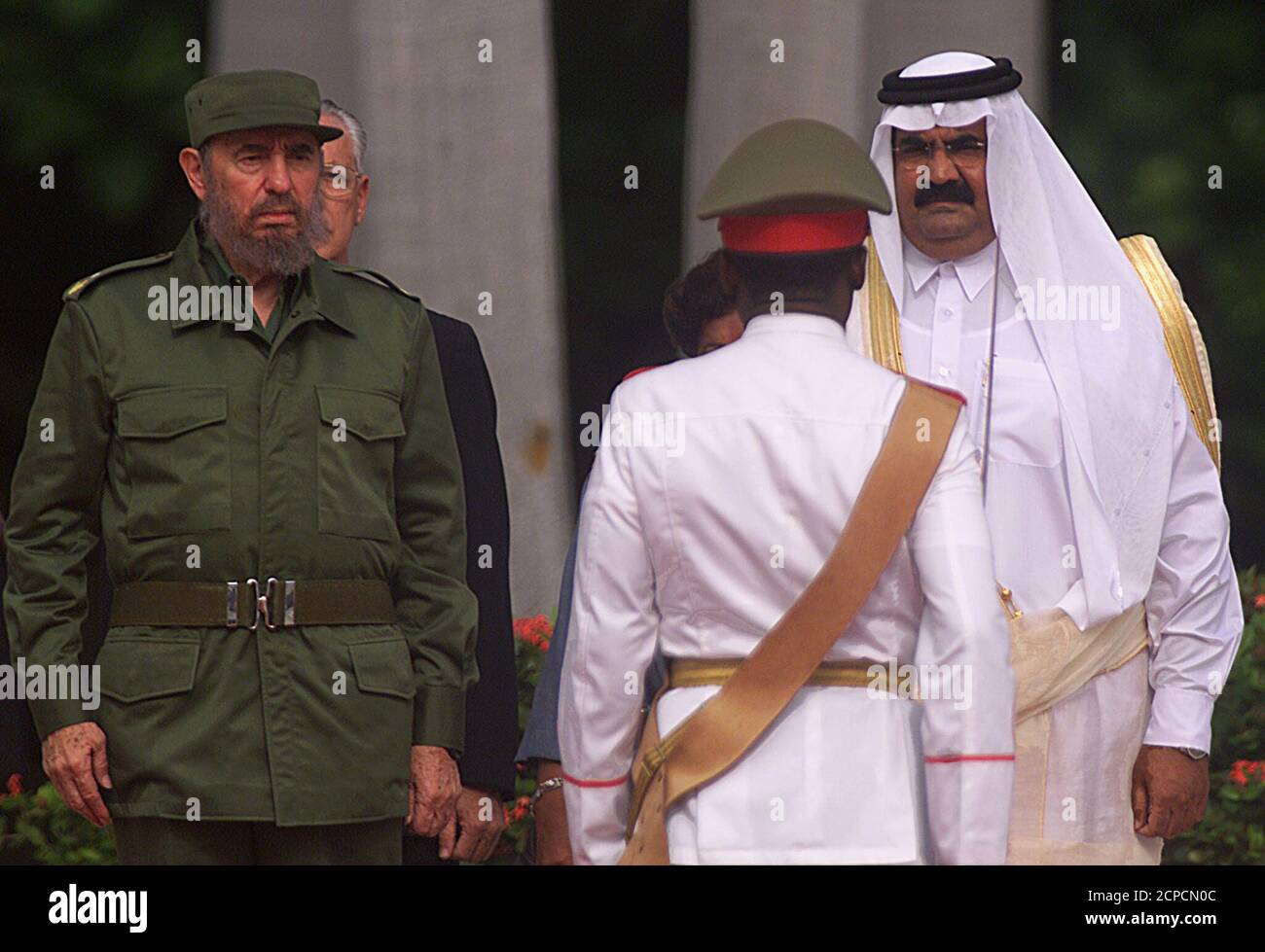 Emir qatar jeque hamad bin khalifa al thani hi-res stock photography ...