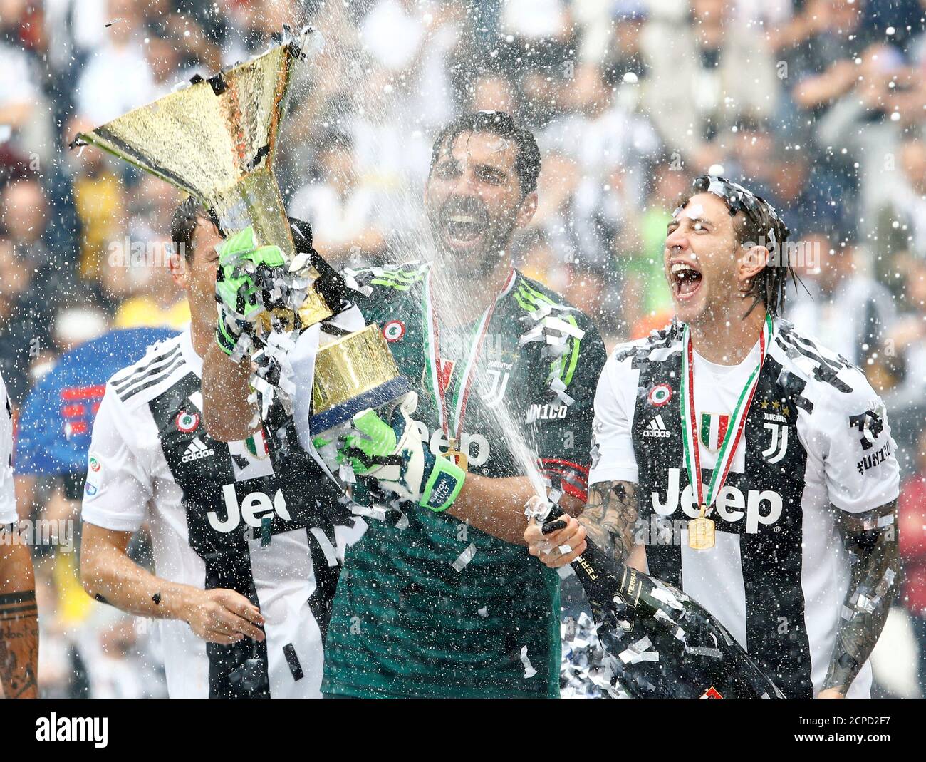 Gianluigi buffon trophy hi-res stock photography and images - Alamy