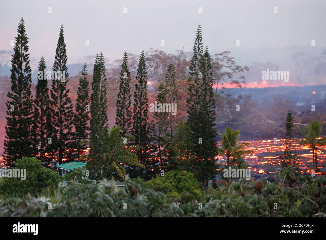 House fire volcano hawaii hi-res stock photography and images - Alamy