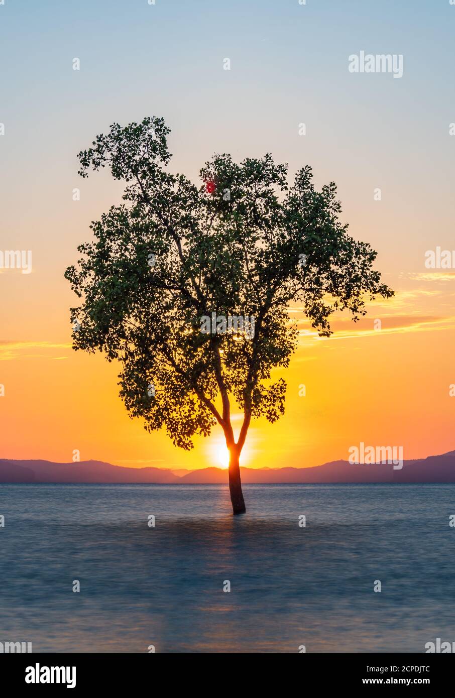 Sunset at Klong Muang beach in Krabi Thailand Stock Photo - Alamy