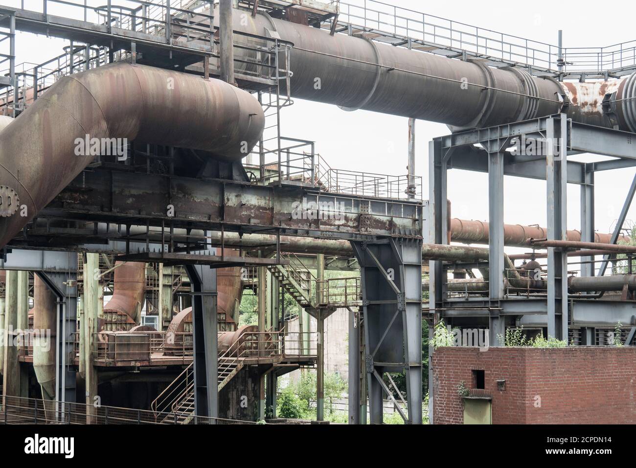 Duisburg, North Landscape Park, disused steelworks Stock Photo - Alamy