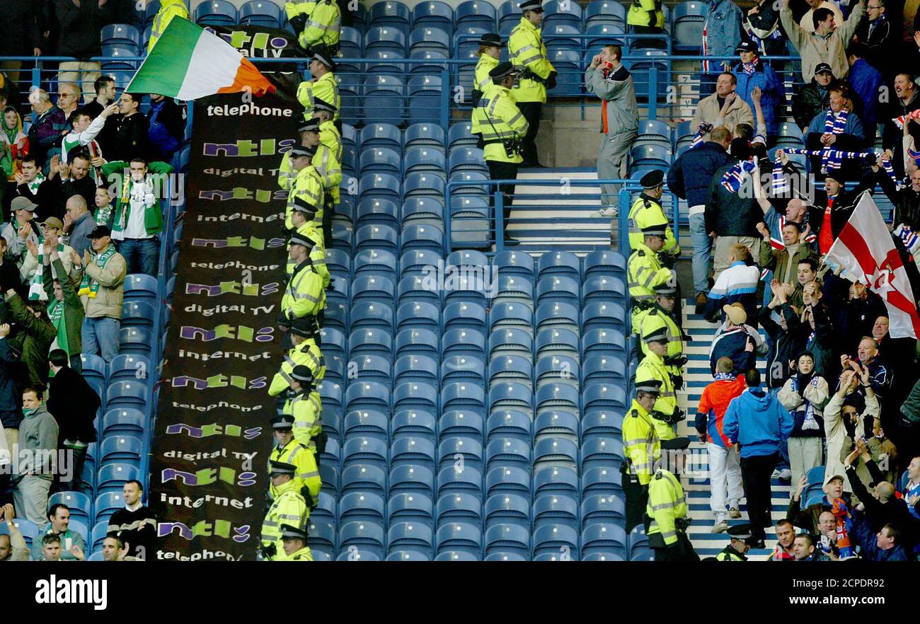 Police celtic rangers hi-res stock photography and images - Alamy