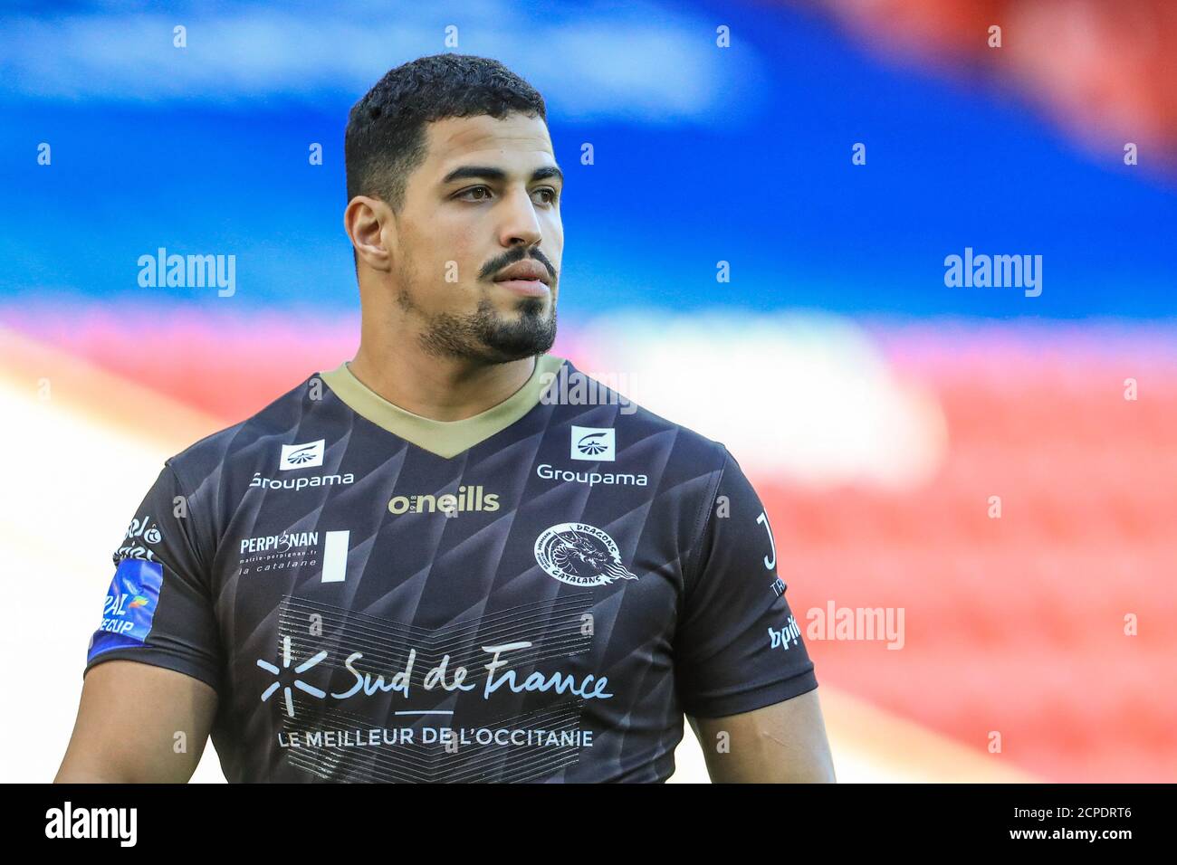 Fouad Yaha (5) of Catalans Dragons during the game Stock Photo - Alamy