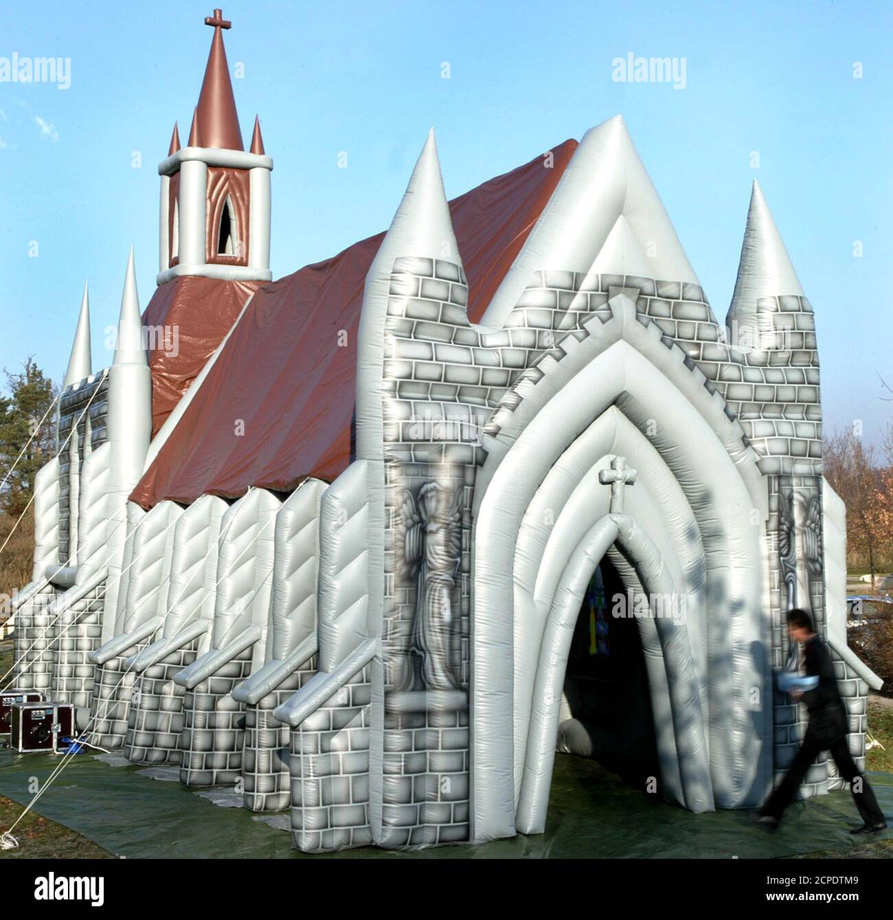 Worlds First Inflatable Church High Resolution Stock Photography and ...
