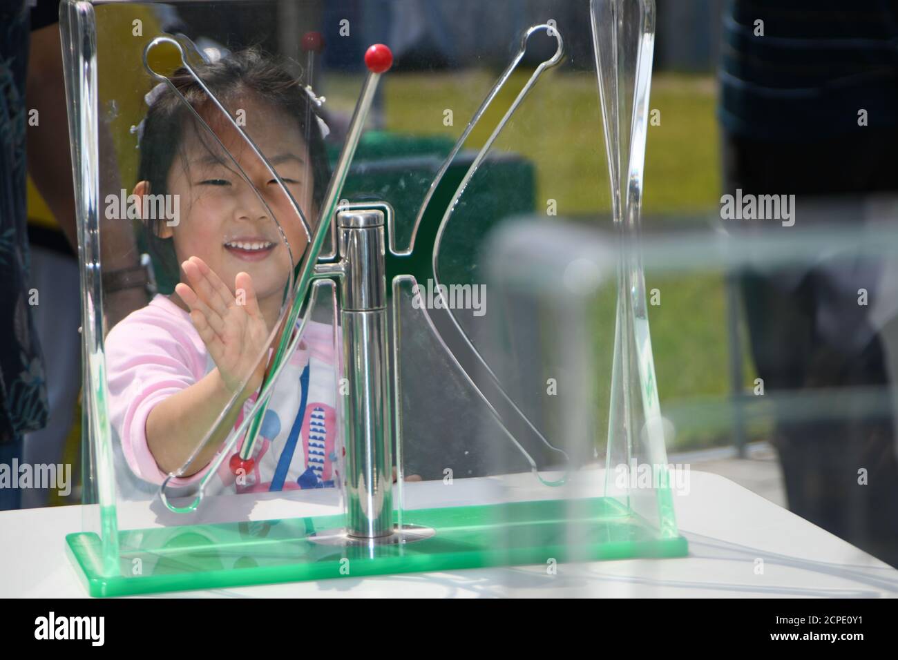 Hefei, China's Anhui Province. 19th Sep, 2020. A girl visits the Hefei ...