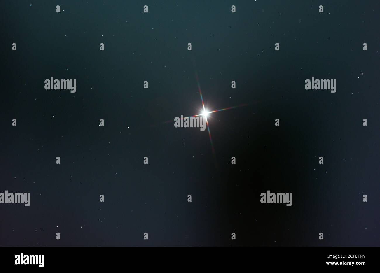 19 September 2020. The planet Mars shines brightly in the eastern night ...