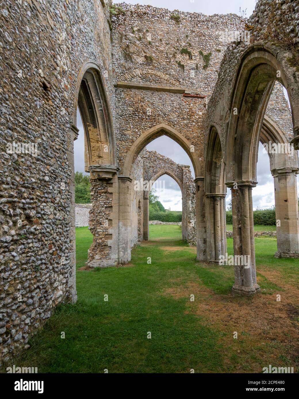 creake abbey norfolk Stock Photo - Alamy