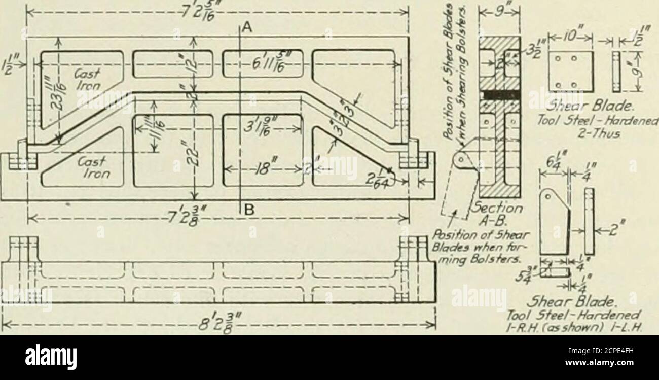 . American engineer . Fig. 4—Dies for Bending Heavy Bar Iron. form for ...