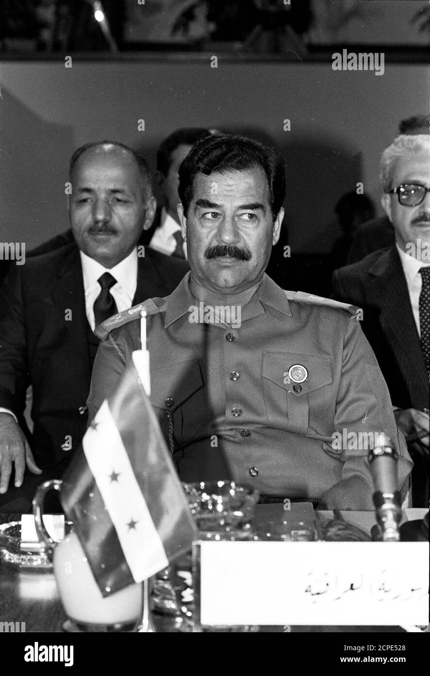 Saddam hussein Black and White Stock Photos & Images - Alamy