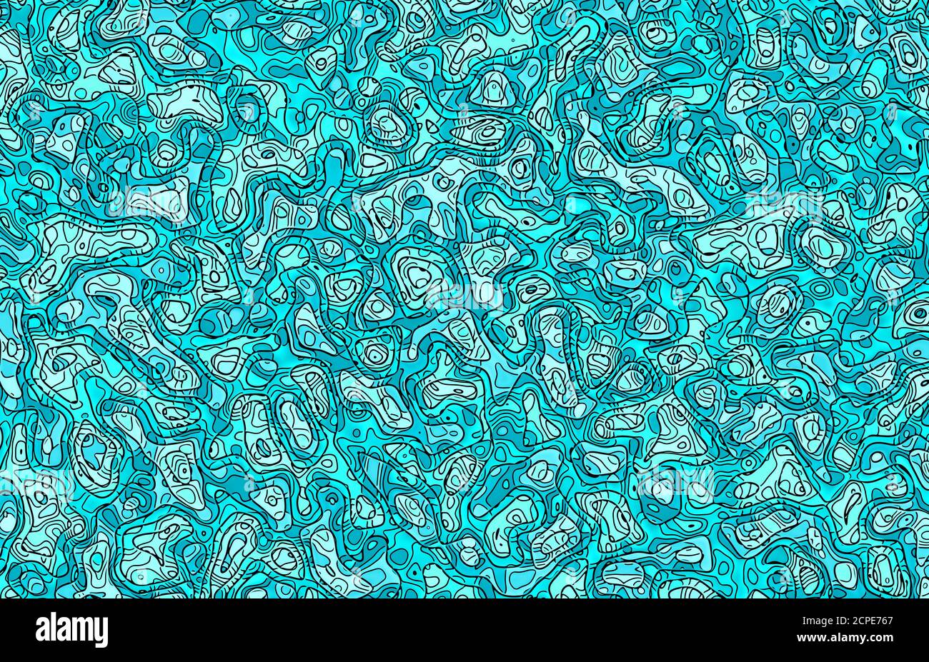 multi colored line illustration abstract art Stock Photo - Alamy