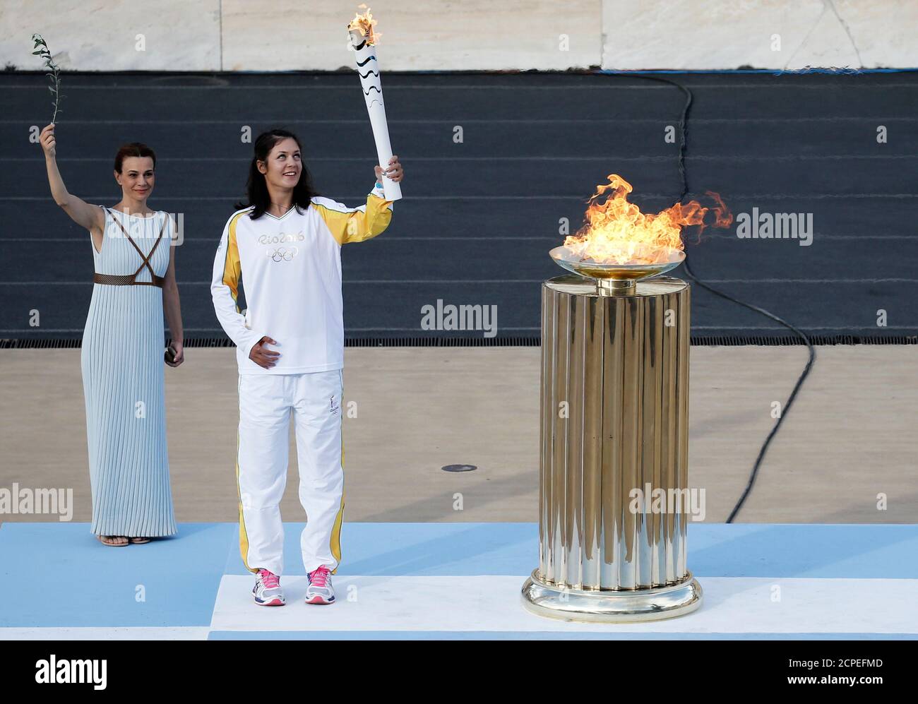 Olympic Torch Greece High Resolution Stock Photography and Images - Alamy