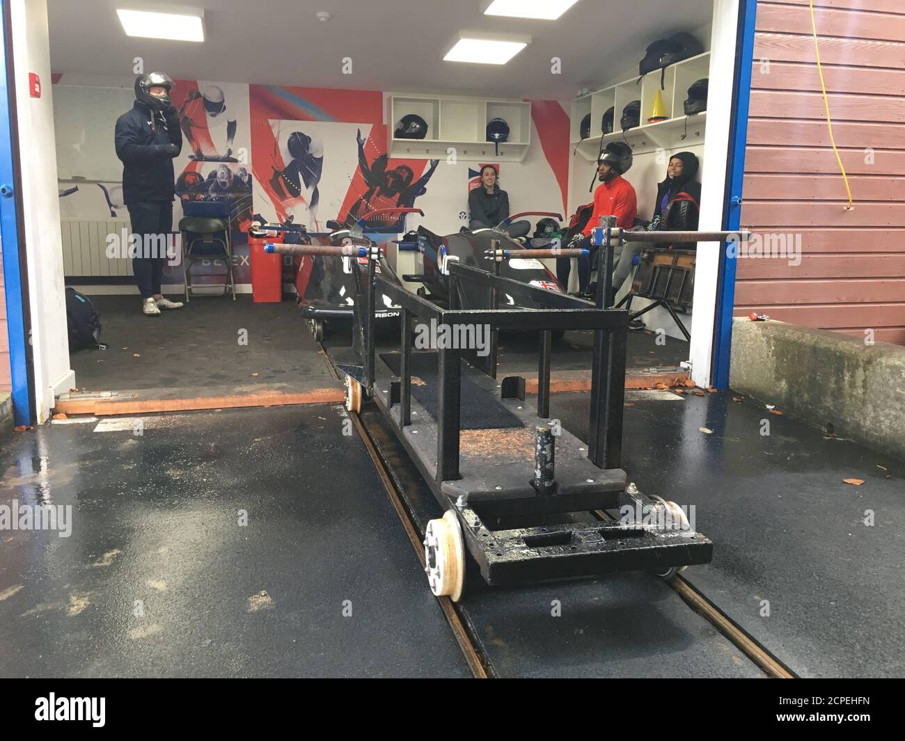 Bobsleigh Push High Resolution Stock Photography and Images - Alamy